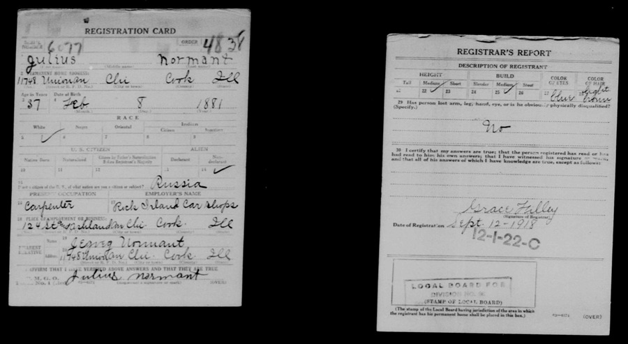 U.S. WWI Draft Registration Cards, 1917-1918 U.S. WWI Draft Registration Cards, 1917-1918