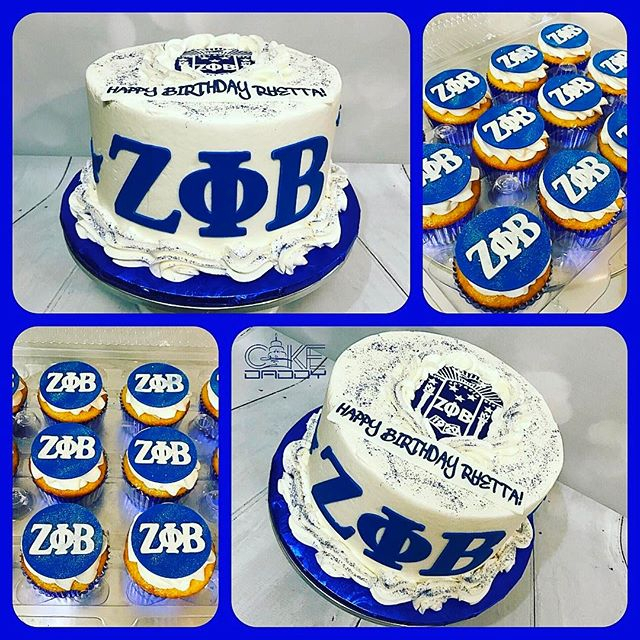 Phi Beta Sigma Birthday Cake