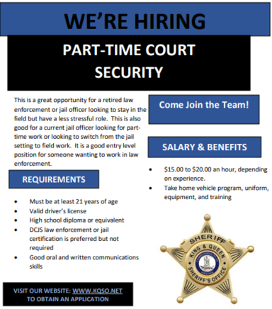 King and Queen County Sheriff's Office - Law Enforcement