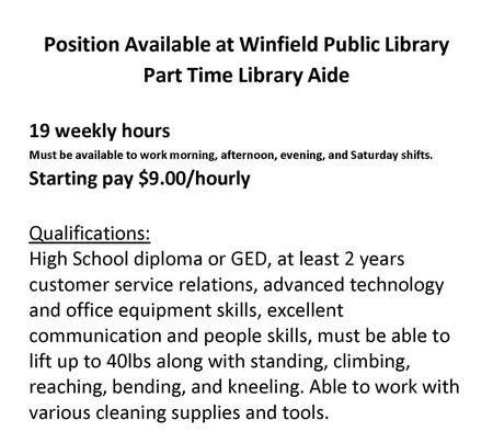 Winfield Public Library in Winfield, Alabama