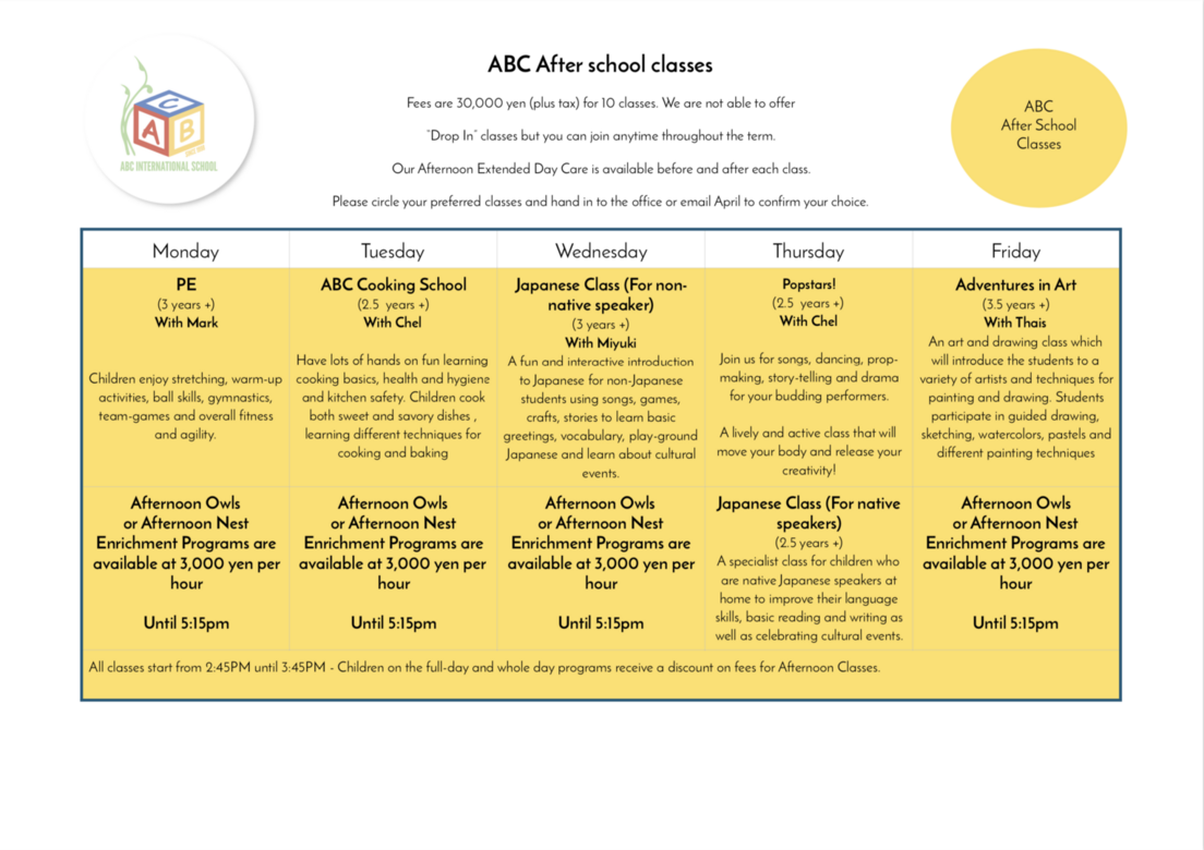 After School Programs