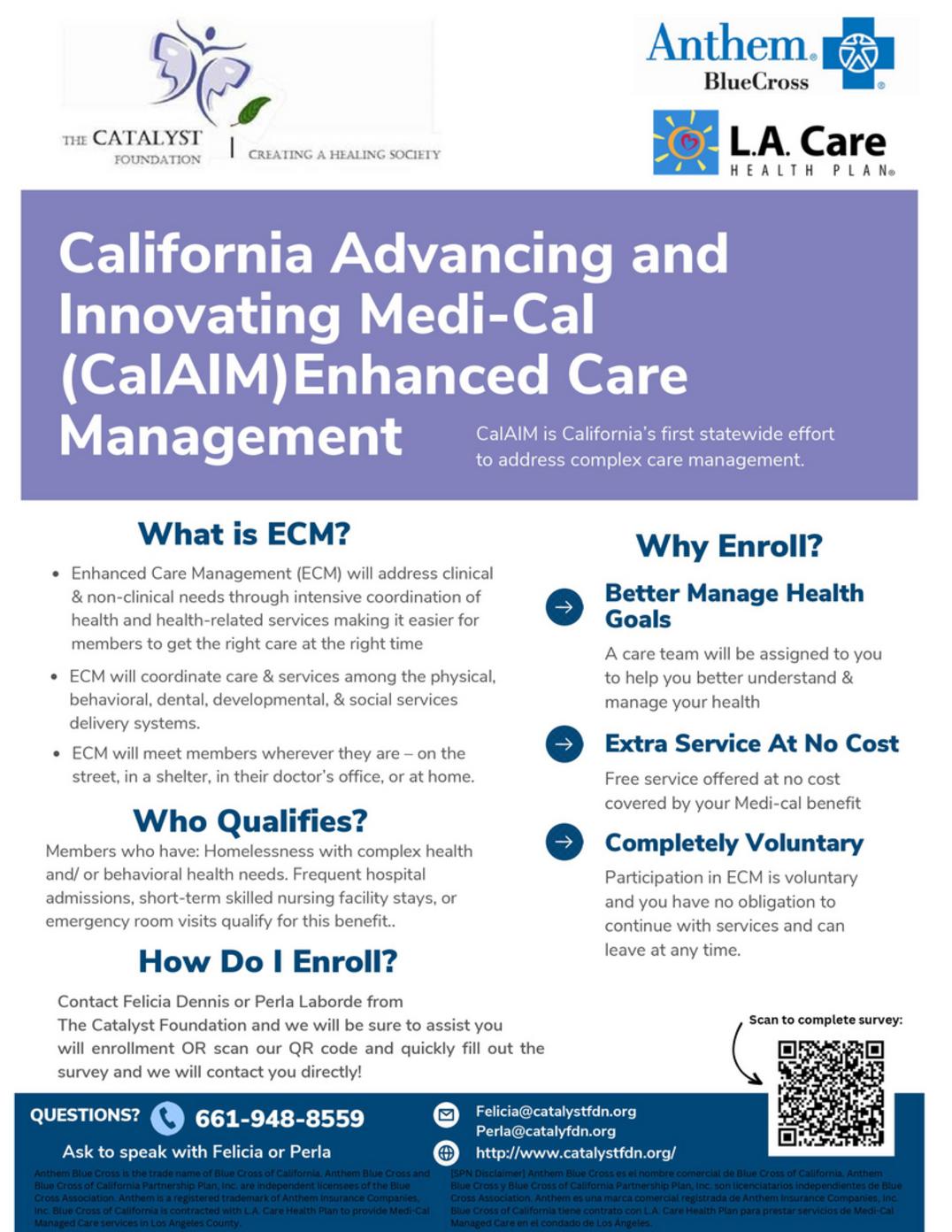 Enhanced Care Management (ECM) Enhanced Care Management (ECM)
