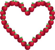 Apples--Borders Frames