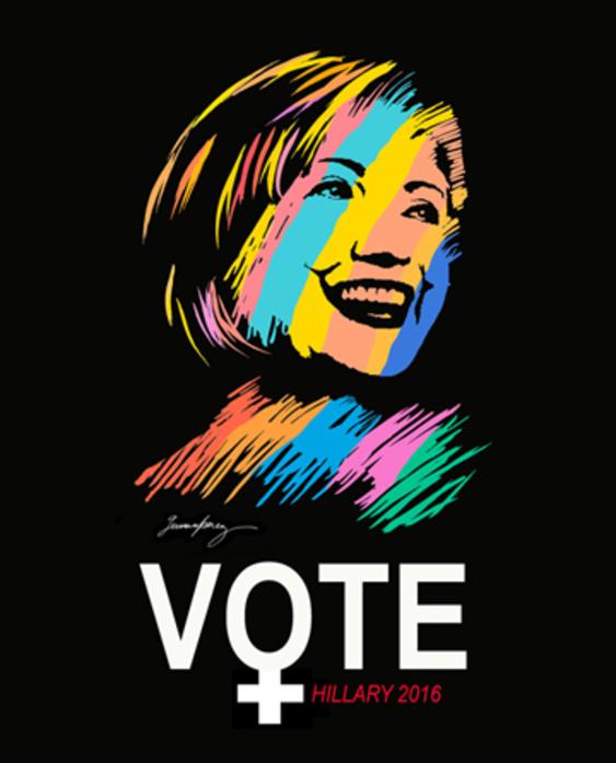 HILLARY CLINTON POSTER CAMPAIGN 2016