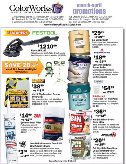 Colorworks Paint & Decorating Stores - Benjamin Moore Paint Dealers ...