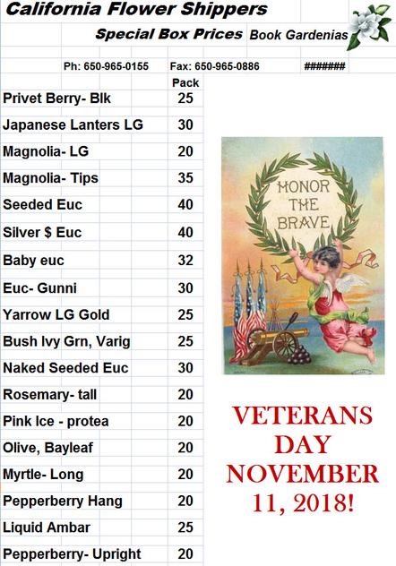 California Flower Shippers, Inc. Home Page