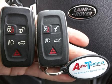 Range Rover car keys