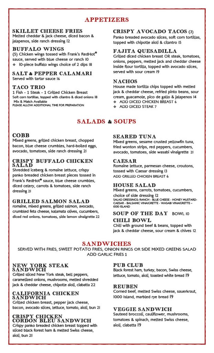 Salads Low Cal To Go Menu Nob Hill