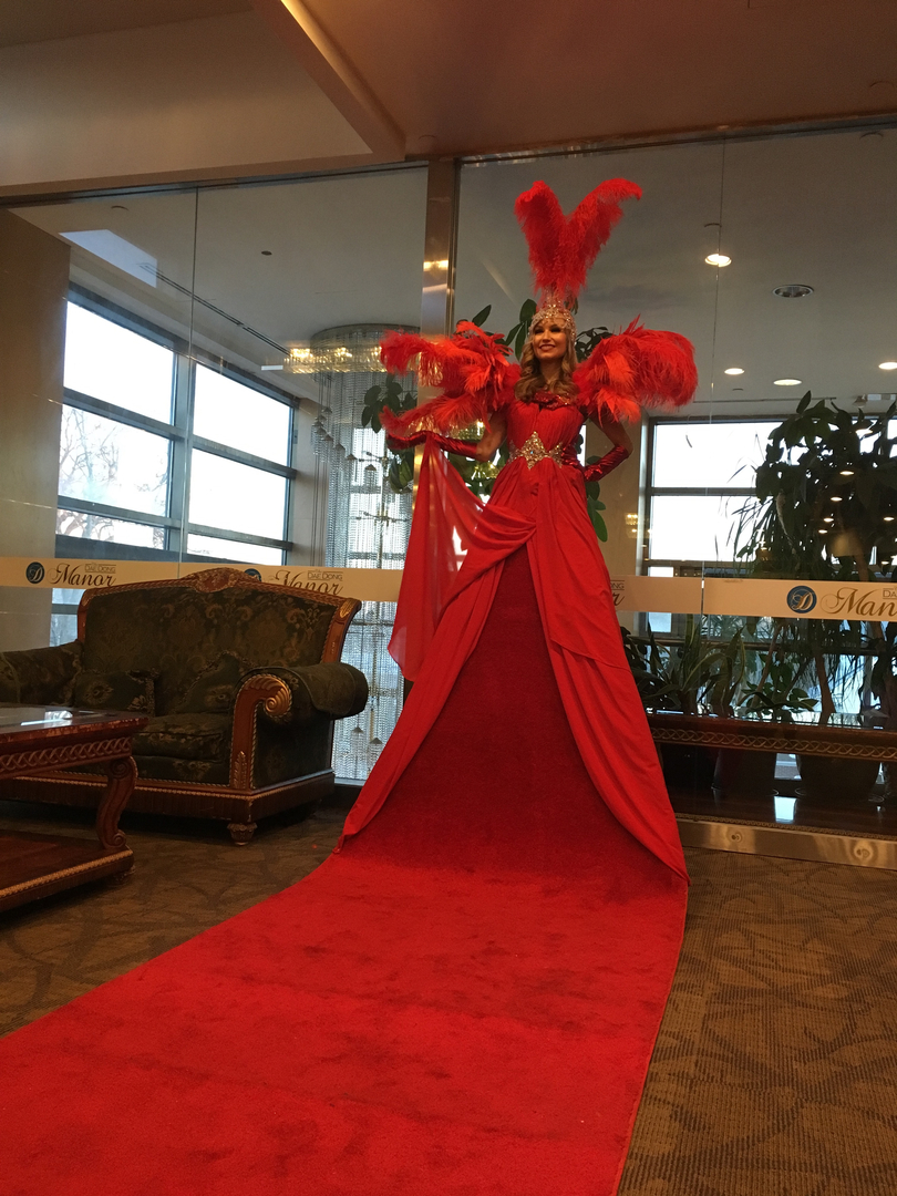 Athena Entertainment, corp - Human Carpet, Human Red Carpet Violinist