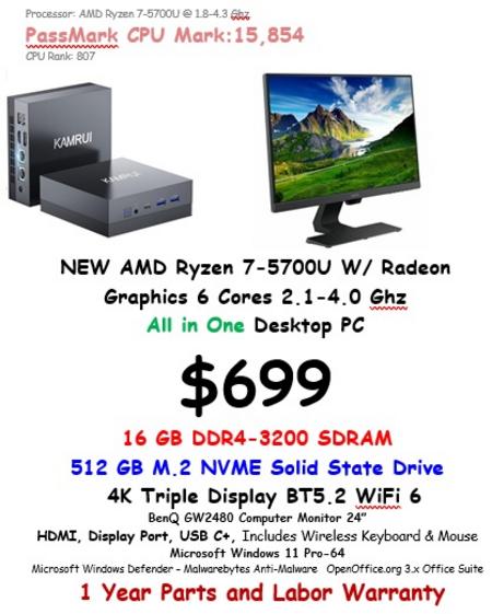 Desktop, Notebook, Certified Pre-Owned Computers, Michigan City