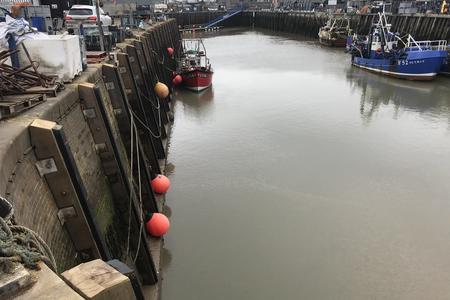Whitstable Harbour Quayside Fender Replacement