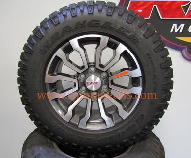 GMC 6 lug 18" AT4 Wheels with Goodyear Duratrac Tires