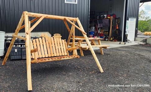 Adirondack Furniture, Live Edge Picnic Tables, Swing & Rockers