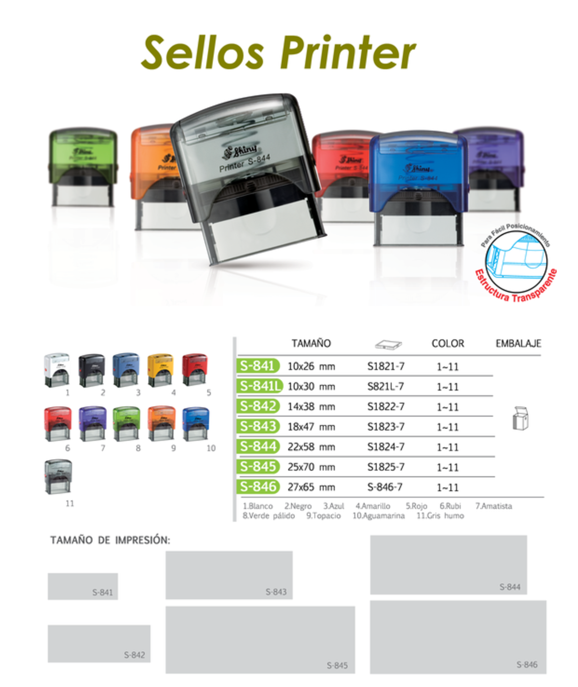 Sellos Automático Printer