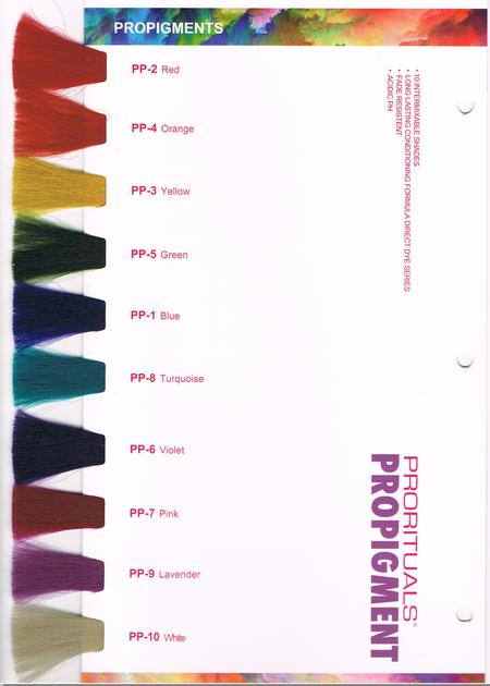 ProRituals Hair Color Color Swatch
