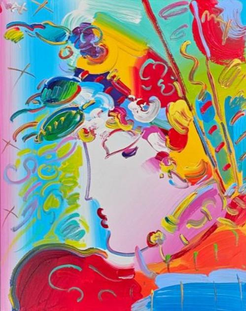"Blushing Beauty" Original Peter Max