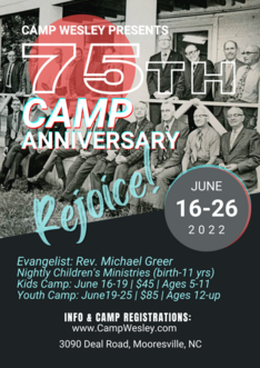 Camp Wesley 2023 Plans