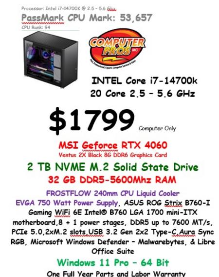 Desktop, Notebook, Certified Pre-Owned Computers, Michigan City