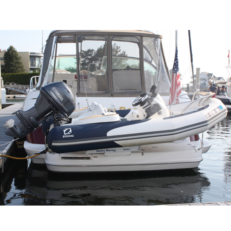 Dnghy winch davit systems for inflatable boats and dinghies davits