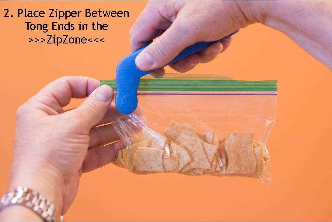 ZipSealer- The Original Zipper Lock Bag Sealer, Perfect Seal Every Time!