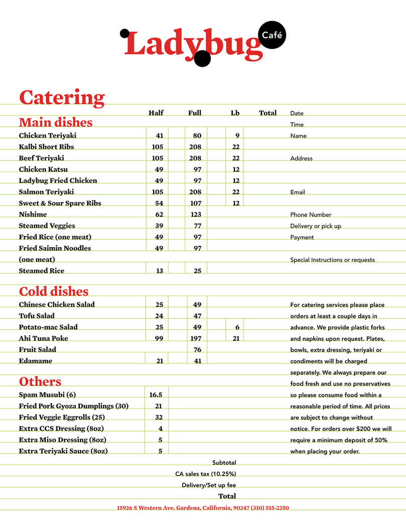 catering
