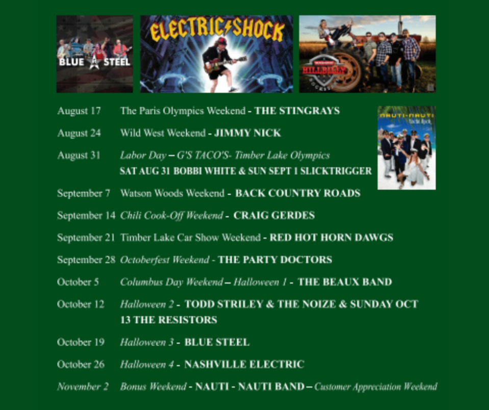 Themes | Timber Lake Resort and Campground