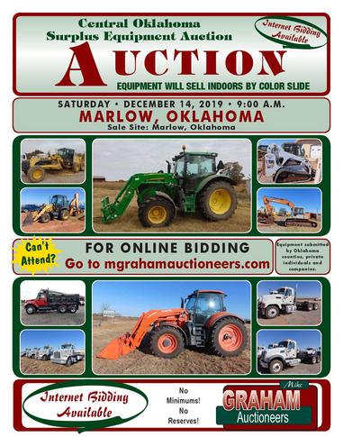 Graham Auctioneers LLC - Auctions, Construction Equipment,Mineral, Farm