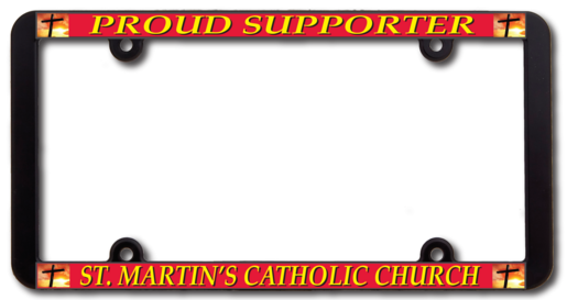 Gloss-Multi Colored Insert Plastic Frame