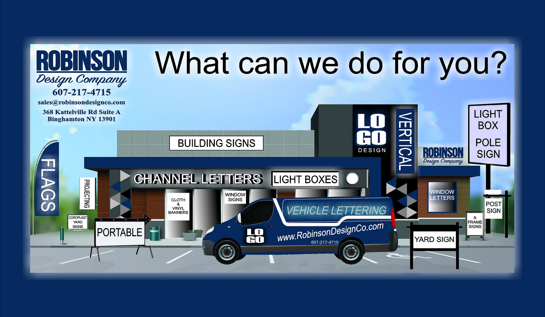 Robinson Design Company - Banners And Signs, Logo Designs, Business ...