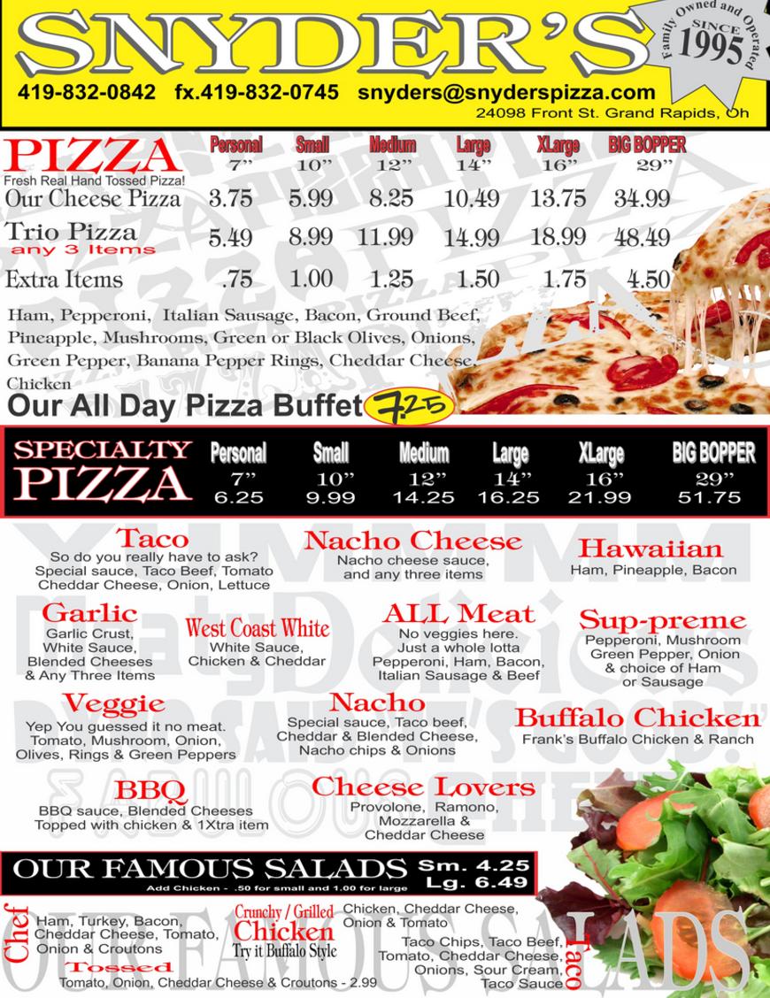 Home [www.snyderspizza.com]