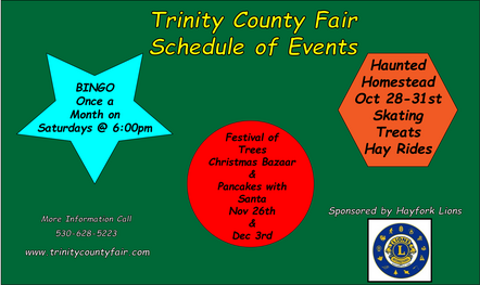 Trinity County Fair - Fairgrounds & Event Center