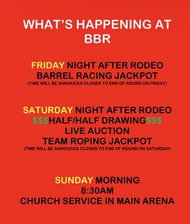 Rodeo Entry, Schedules & Results
