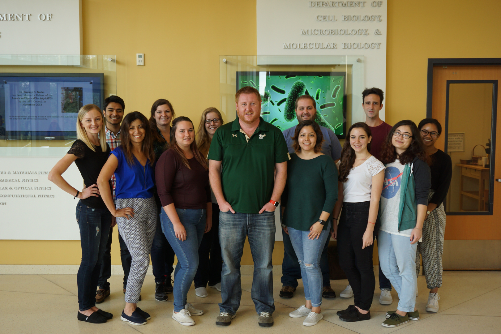 Home page of the Shaw Lab at USF