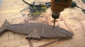 Fence Fish Nautical Outdoor Art