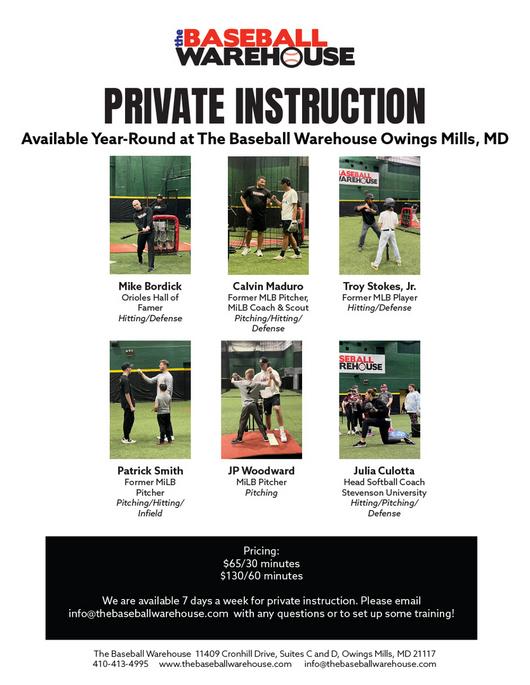 The Baseball Warehouse - Private Instruction