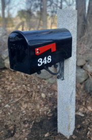 Granite Mailbox Posts