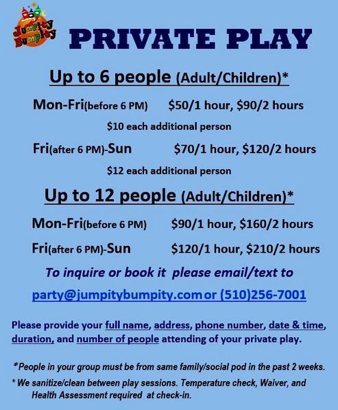 Jumpity Bumpity | Children's Indoor Recreation Center | Hayward