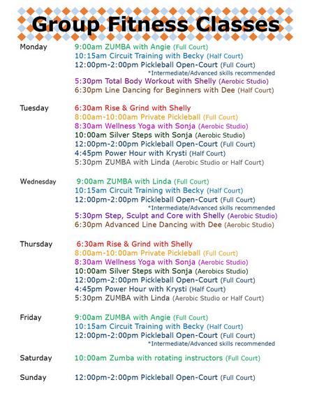 Group Exercise Classes