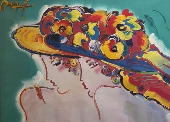 "Friends" Peter Max Mixed Media