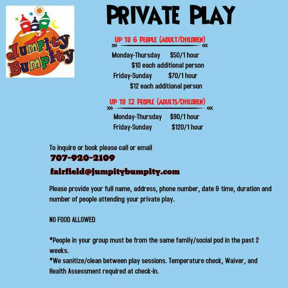 Jumpity Bumpity-f | Children's Indoor Recreation Center | Fairfield, CA