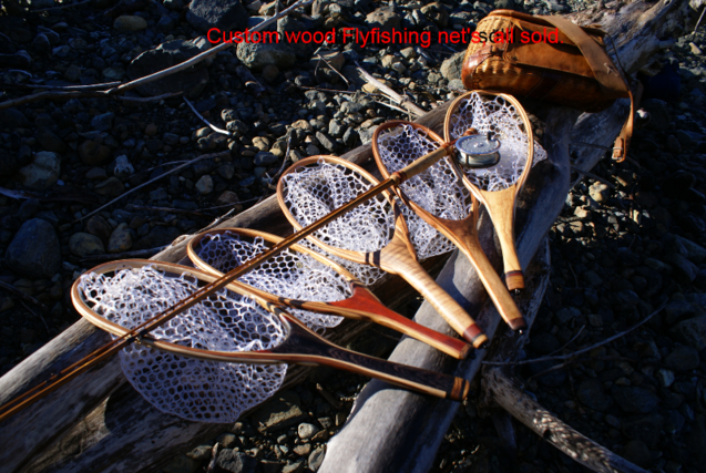 Rogue Wood Works - Custom Wood Landing Net's, Custom Fly Tying Station ...