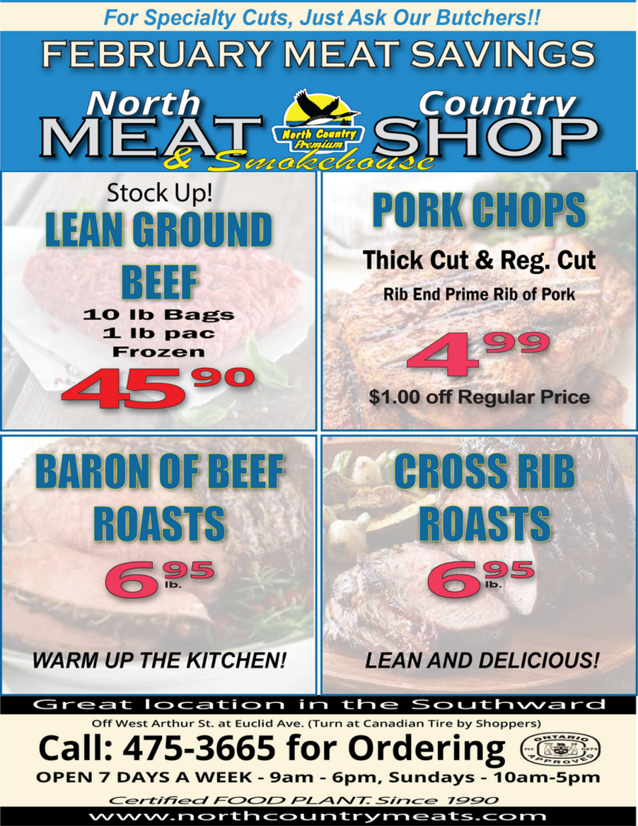 North Country Premium Sausage & Meat Weekly Flyer