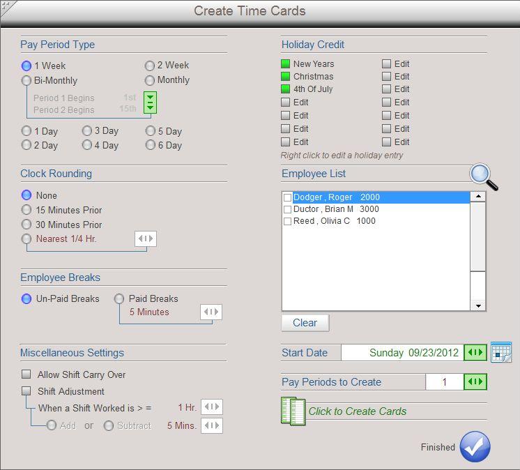 Time Card Calculator - EconSoft