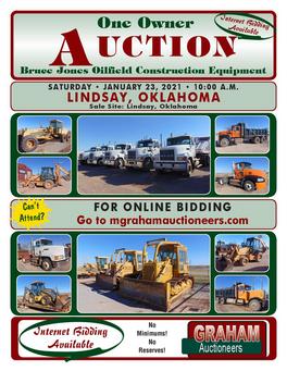 Graham Auctioneers LLC - Auctions, Construction Equipment,Mineral, Farm