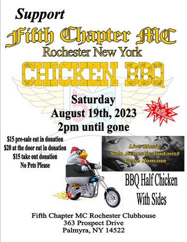 Upcoming Events - Fifth Chapter MC Finger Lakes NY