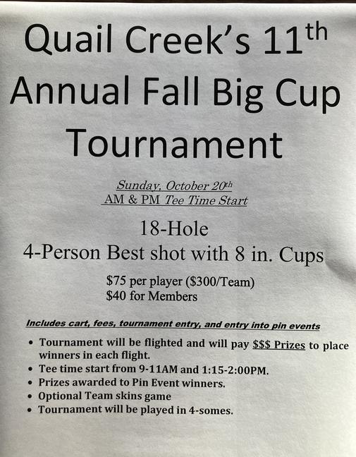 Quail Creek Golf Course Home Page