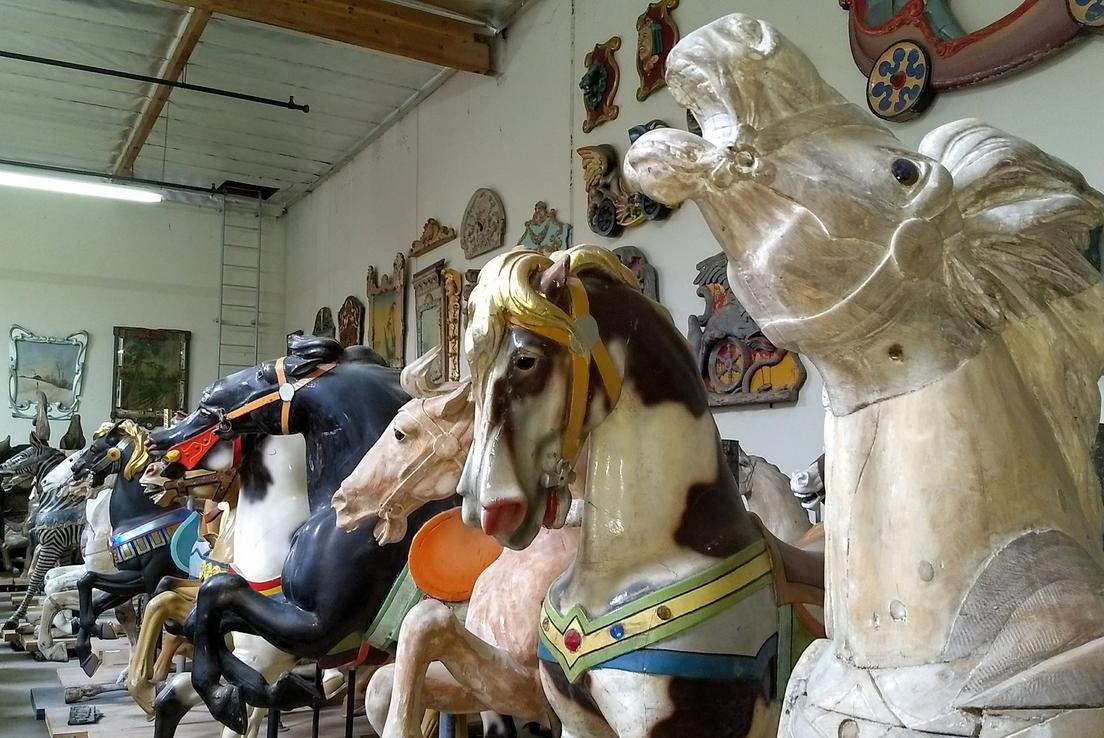 Running Horse Studio Carousel Restoration Information
