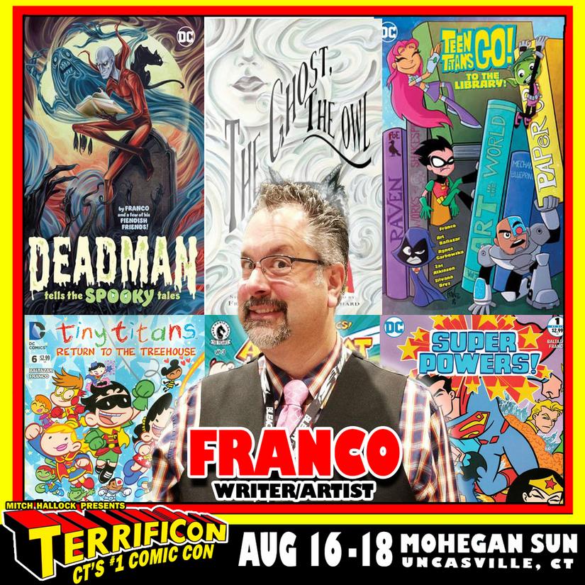 COMIC BOOK CREATOR GUESTS for TERRIFICON CONNECTICUT'S Comic Con at ...