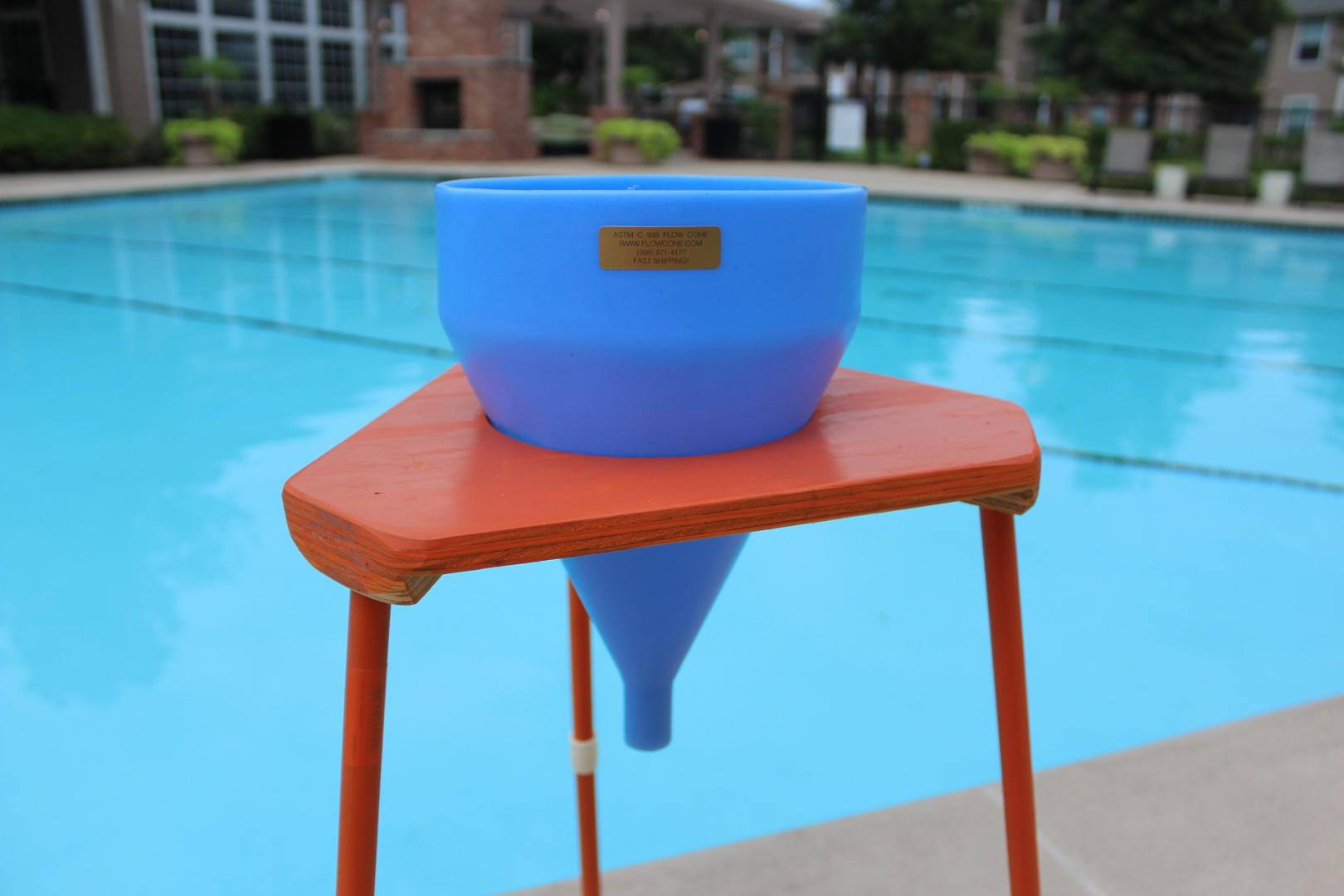 Flowcone.com ASTM C939 Grout Flow Cones for sale Fast Shipping