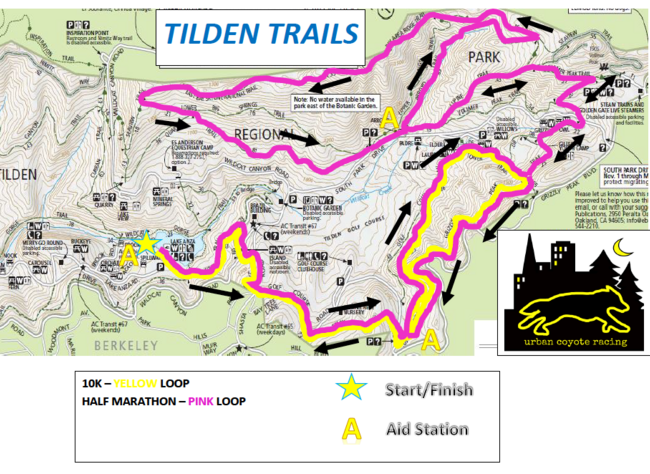 Tilden Course Map